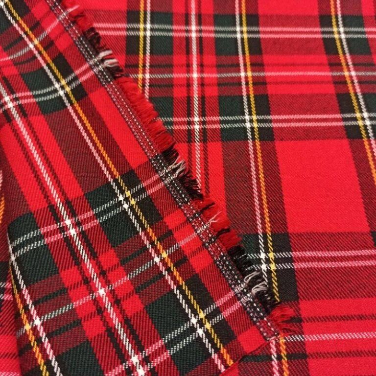 COMPRAR Tela de paño cuadro escocés | TejidosyTelas.com